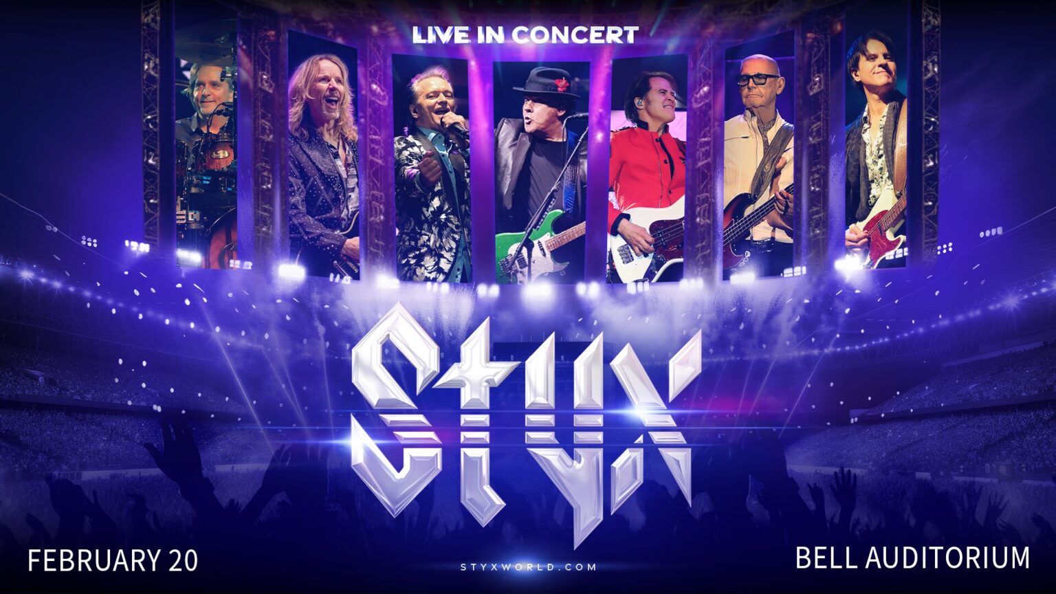 Styx - Live in Concert - Bell Auditorium